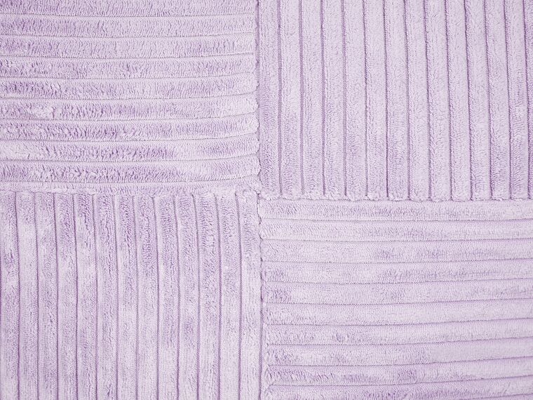 Koristetyyny vakosametti violetti 43 x 43 cm 2 kpl MILLET | Beliani.fi