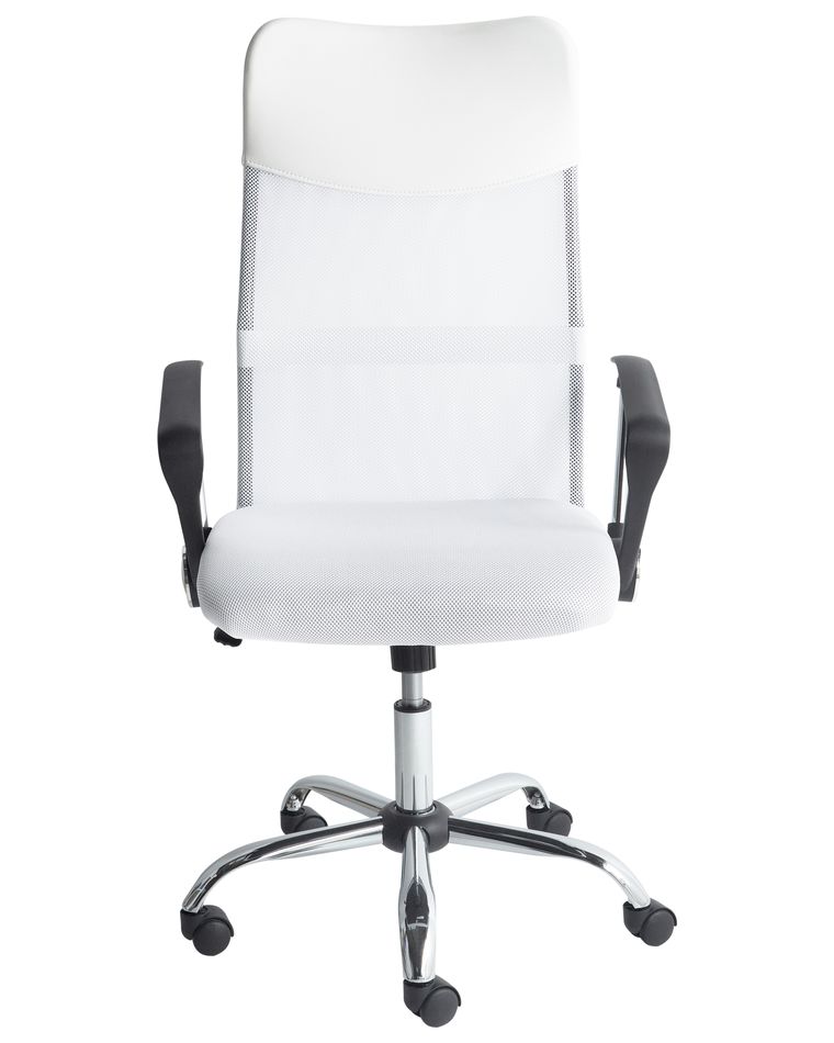Swivel Office Chair White DESIGN | Beliani.co.uk