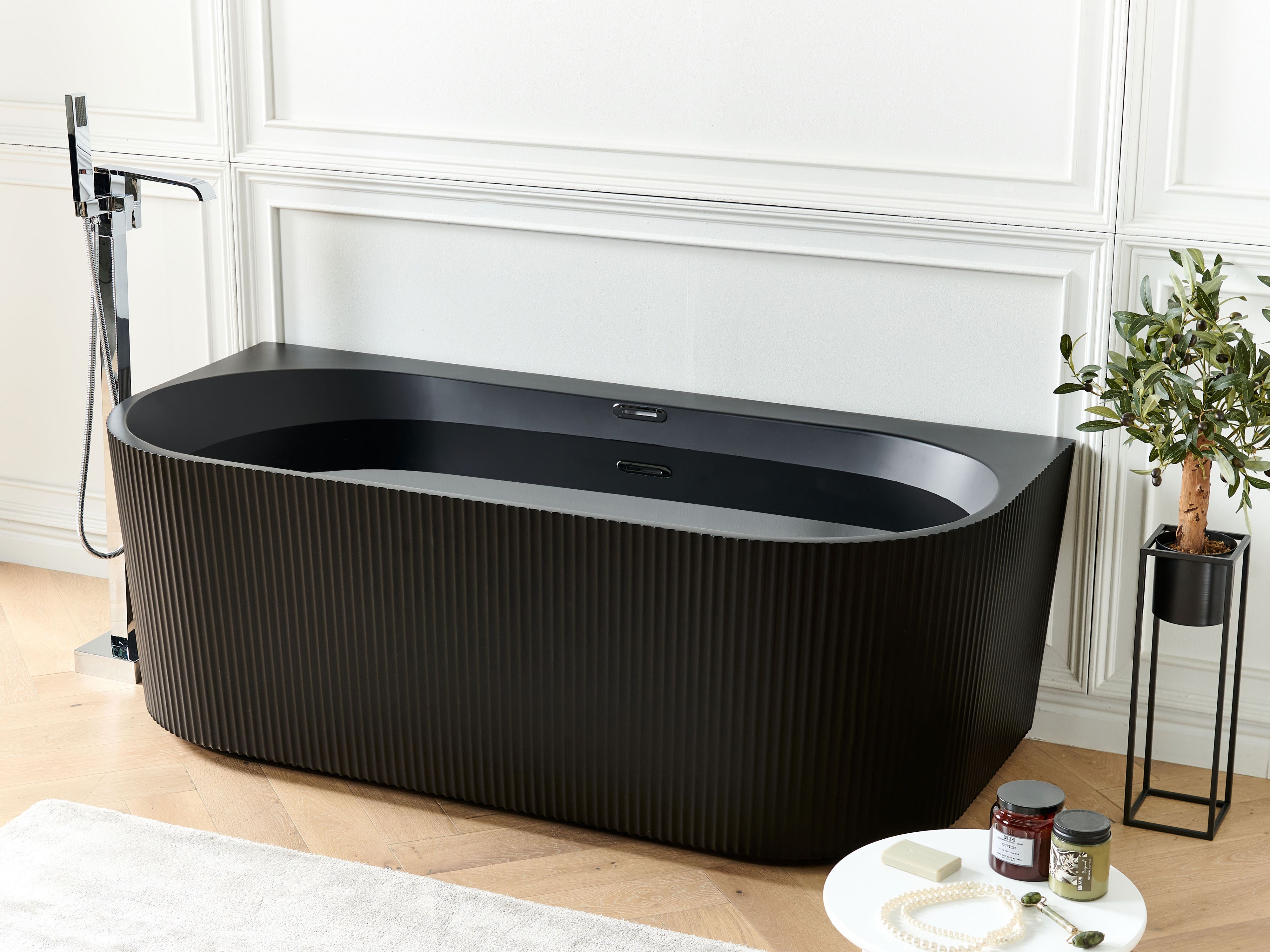 Baignoire noire 170 x 80 cm GOCTA | Beliani.fr
