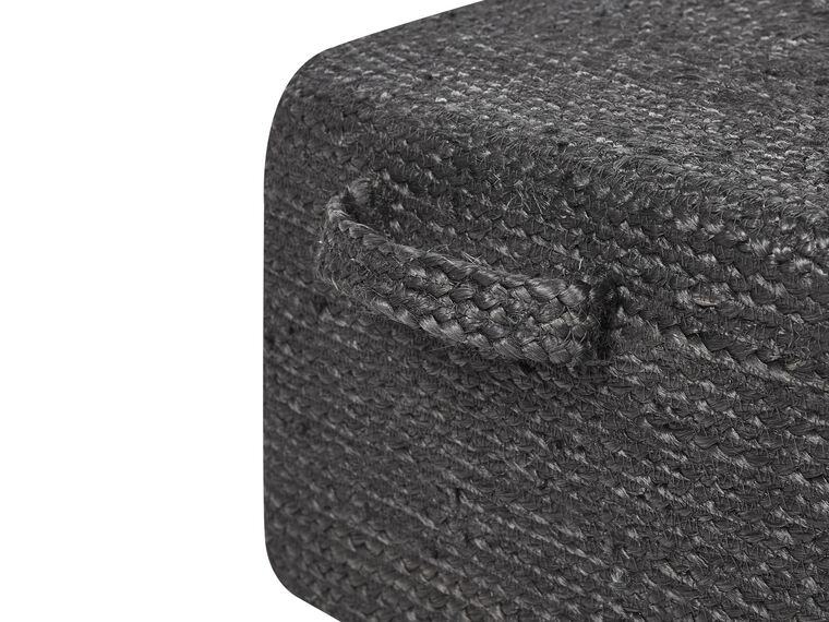 Rahi juutti musta 45 x 45 cm DHADAR | Beliani.fi