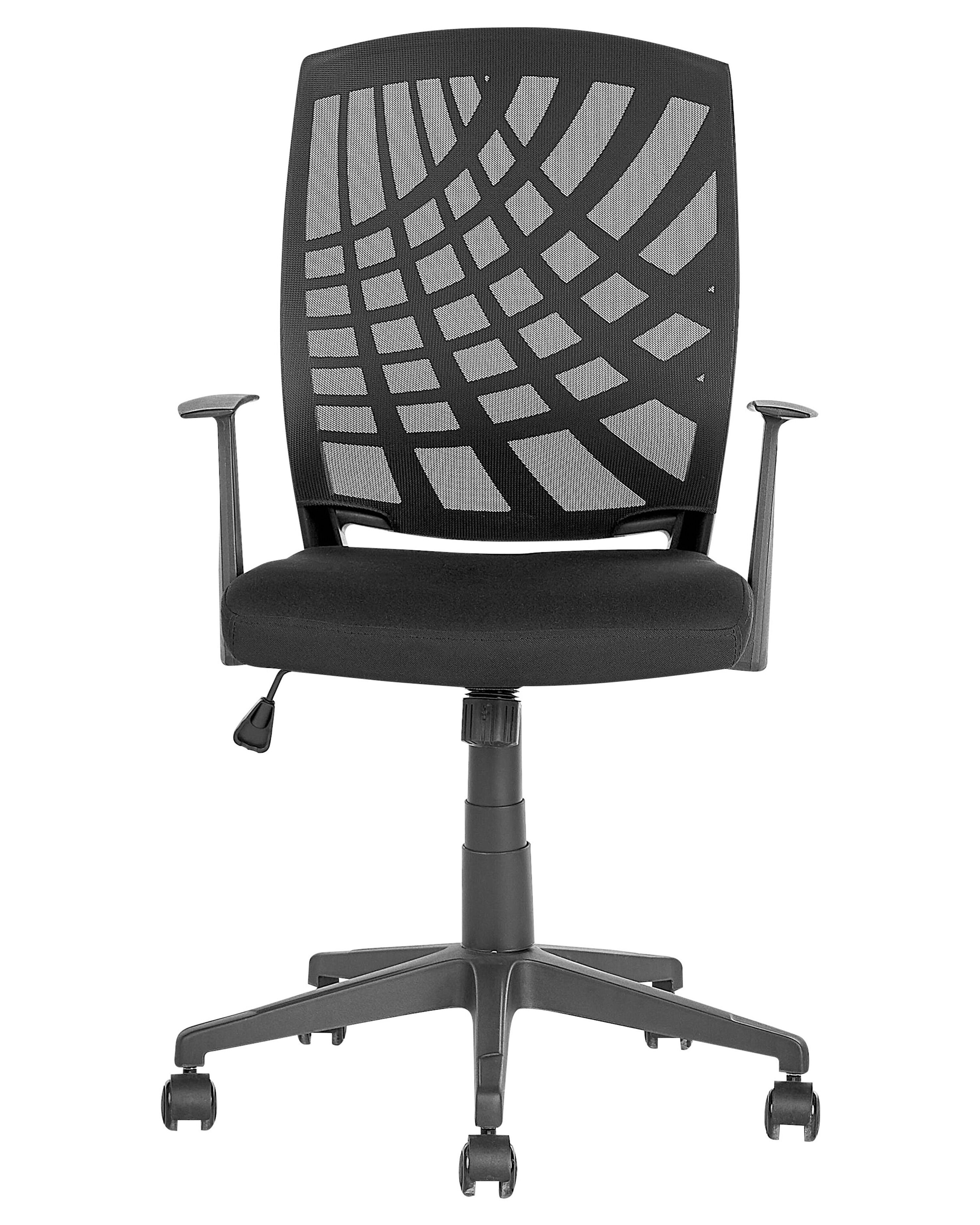 Swivel Office Chair Black BONNY II | Beliani.co.uk