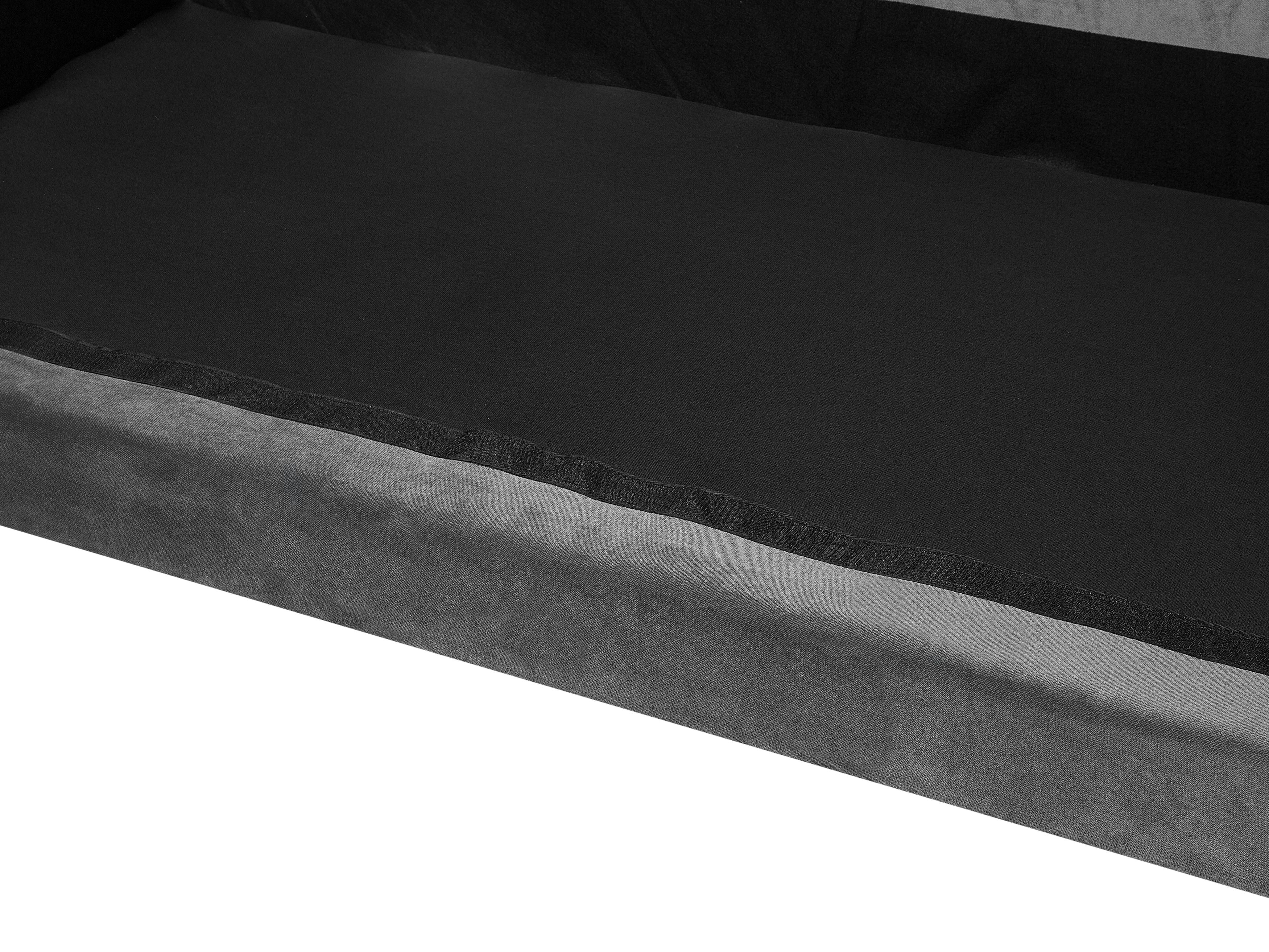 3 Seater Velvet Sofa Grey EIKE | Beliani.at