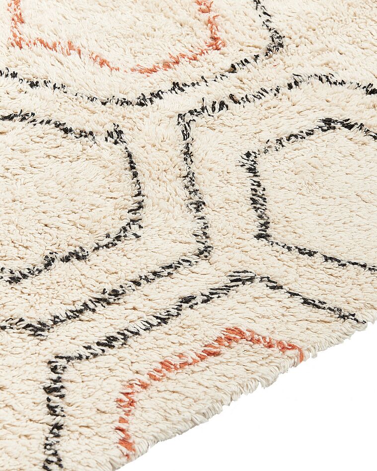 Tapis Beige Et Orange