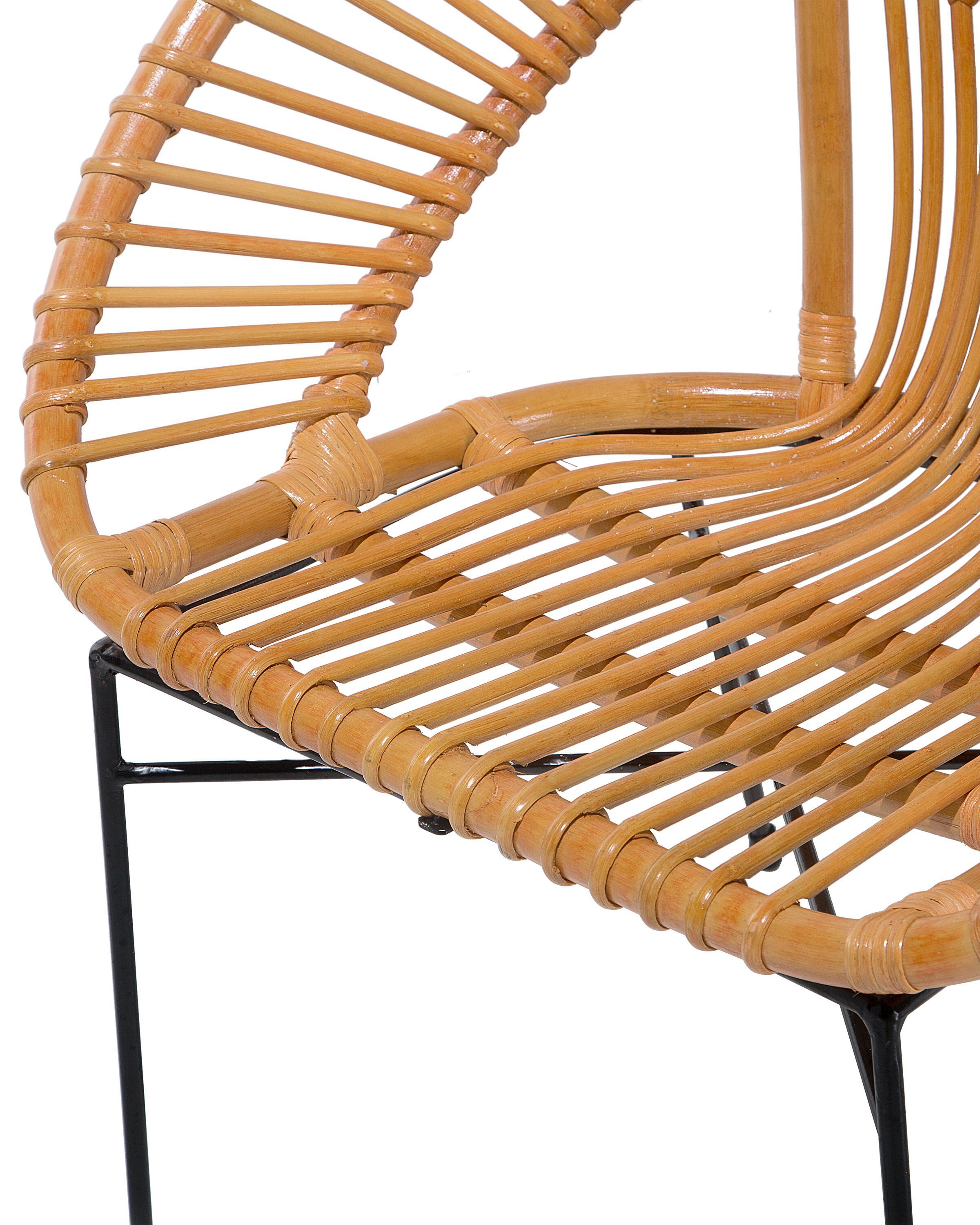 Rattan Accent Chair Natural SARITA | Beliani.co.uk