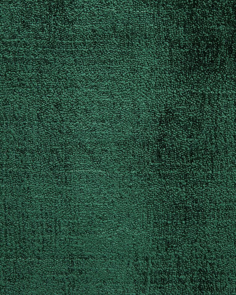 Tappeto viscosa verde scuro 160 x 230 cm GESI II | Beliani.it