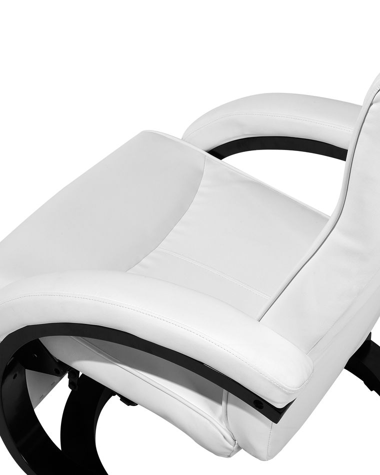 Sessel weiss Kunstleder MIGHT | Beliani.ch