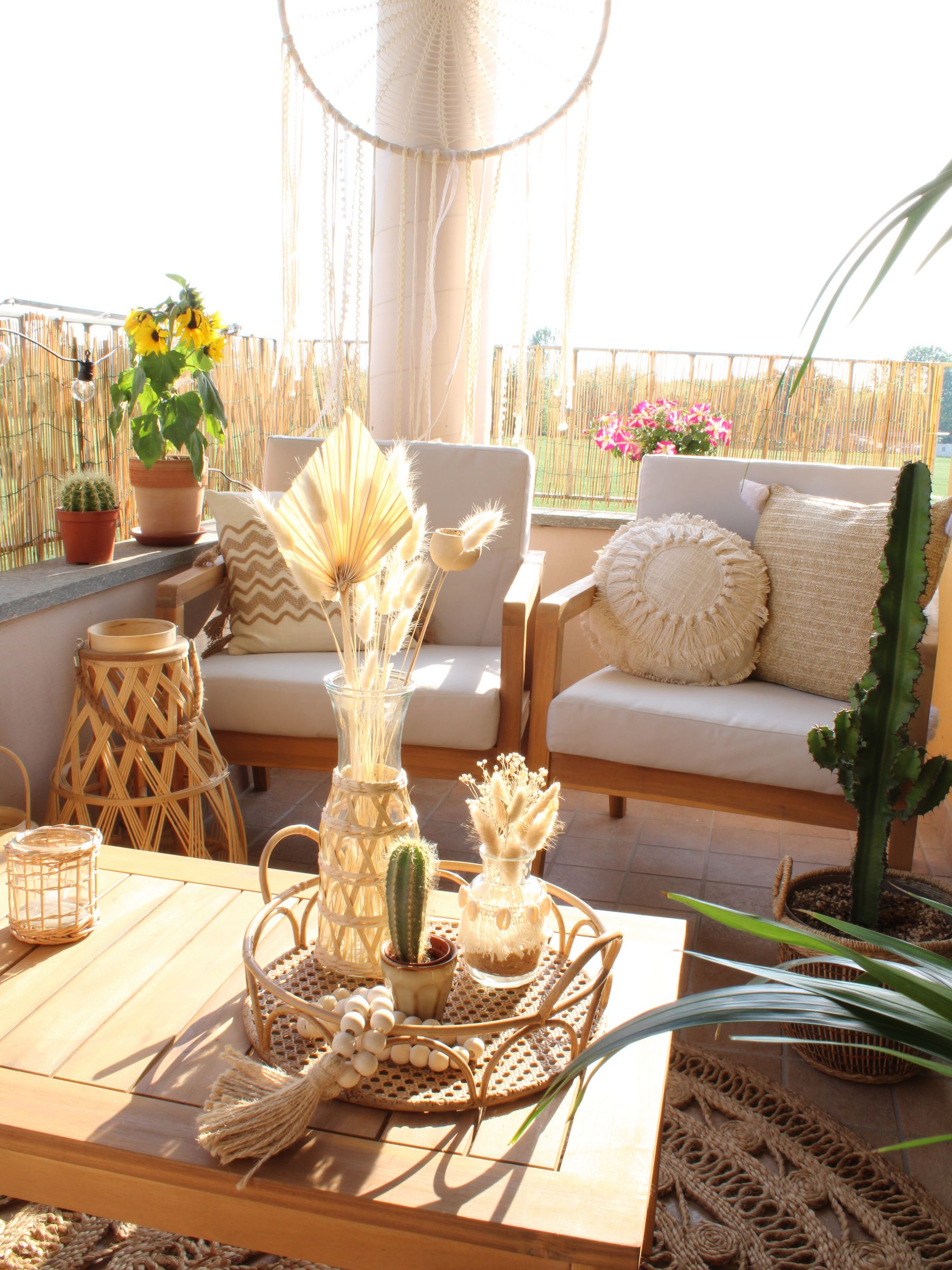 Vloerkleed jute beige ⌀ 140 cm KERER | Gratis Levering