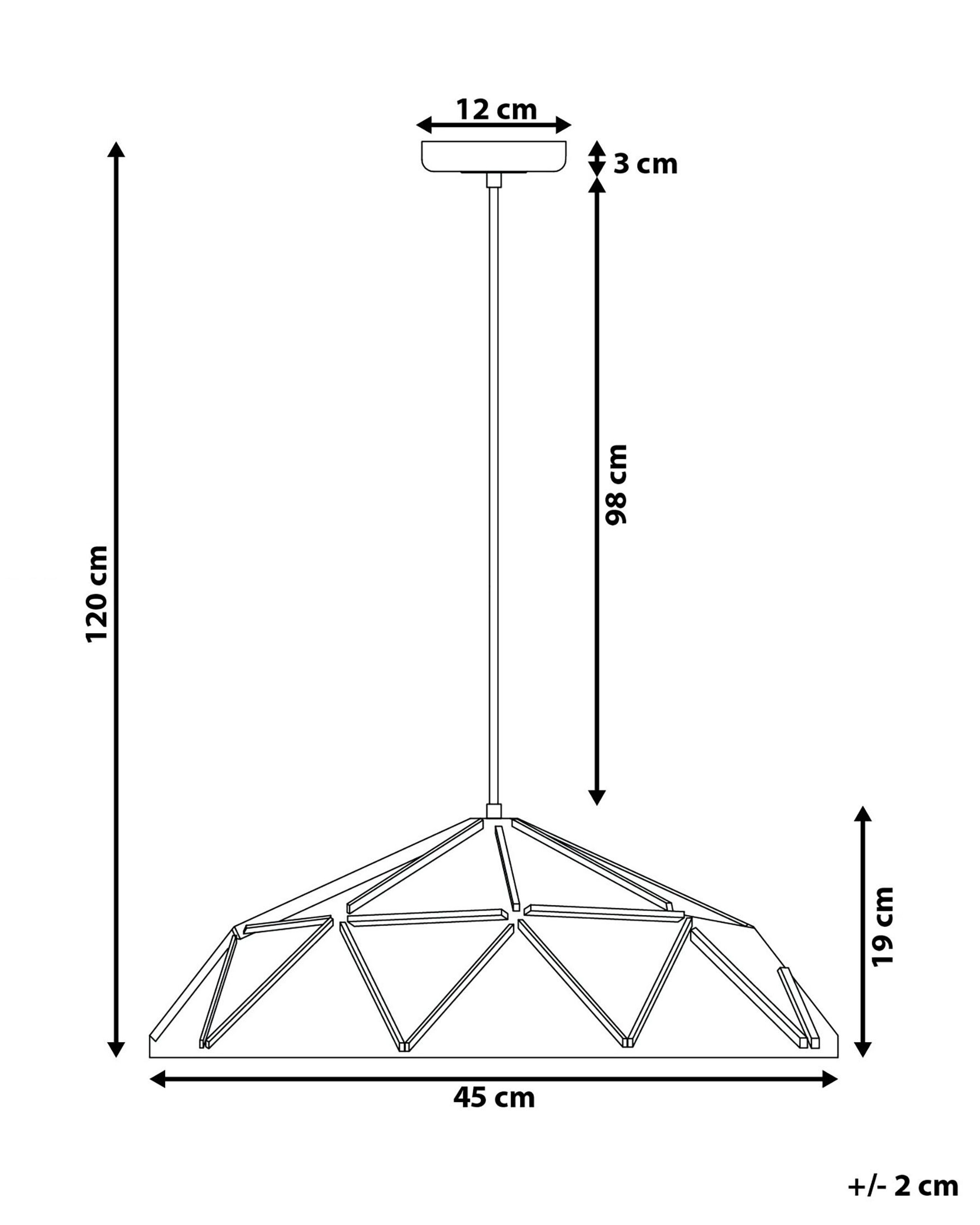 Taklampe svart SENIA | Beliani.no
