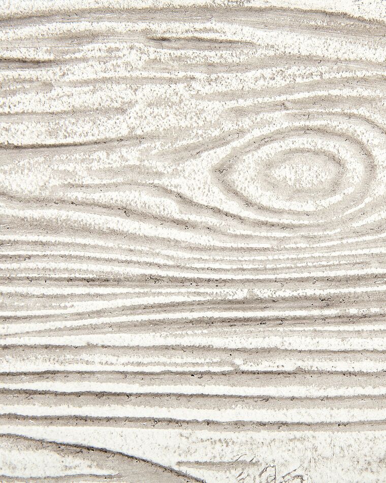 Vaso per piante in color legno bianco 42 x 13 x 15 cm PAOS | Beliani.it