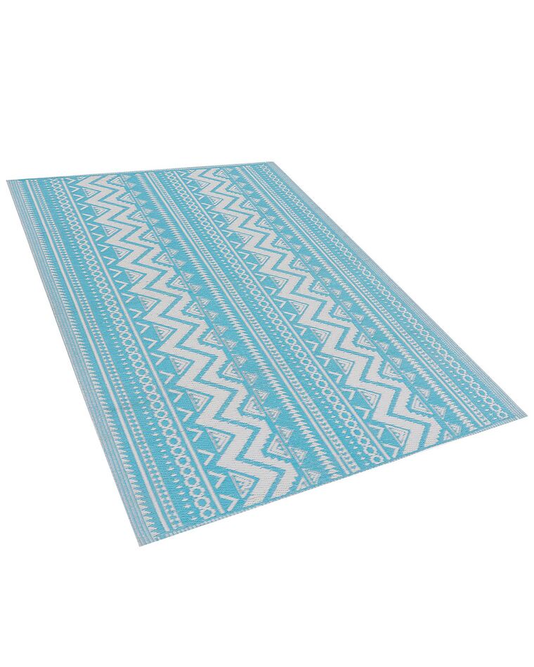 Outdoor Area Rug 120 x 180 cm Turquoise NAGPUR | Beliani.co.uk