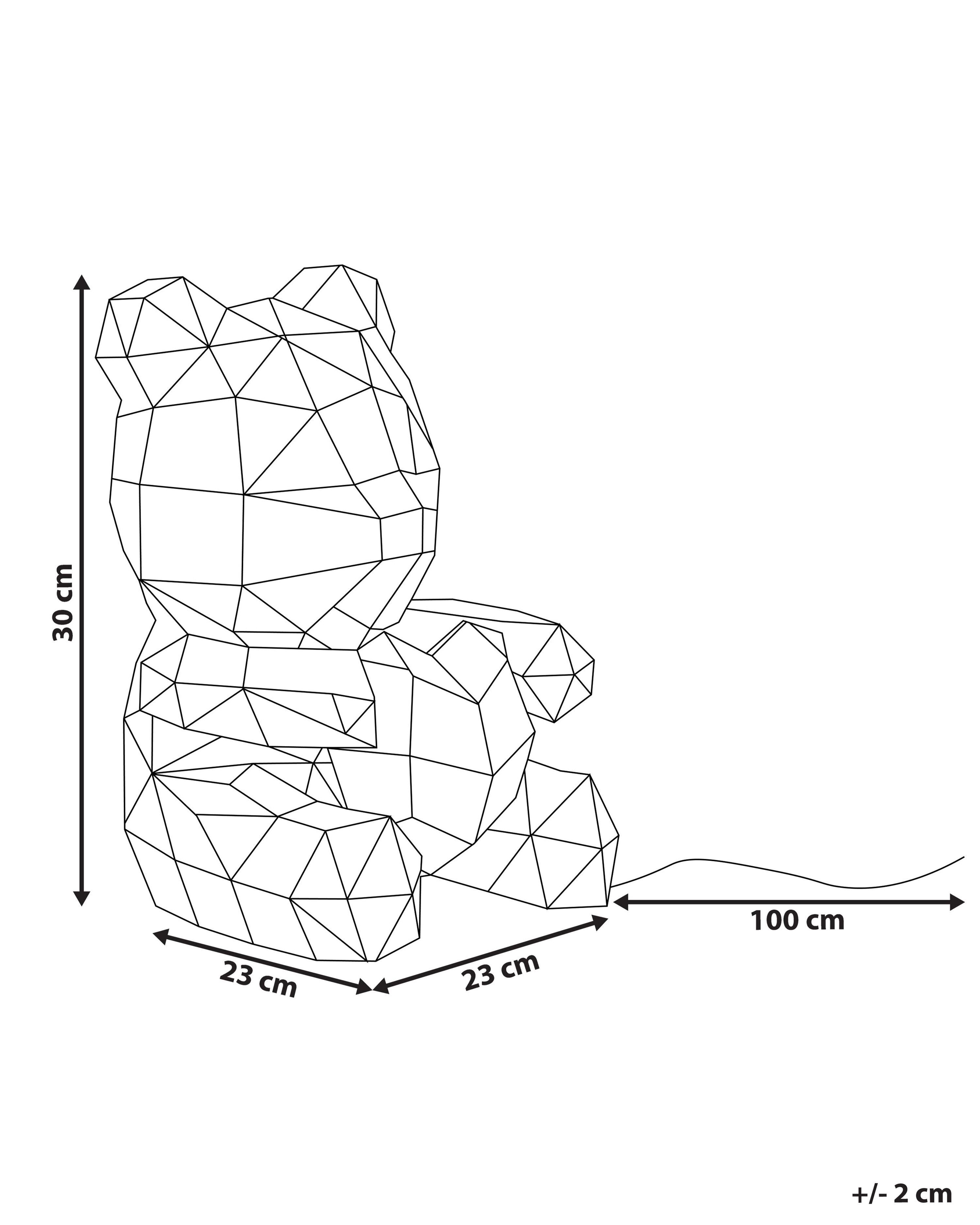 Smart LED Decoration with App Teddy Bear Multicolour RIGEL | Beliani.co.uk