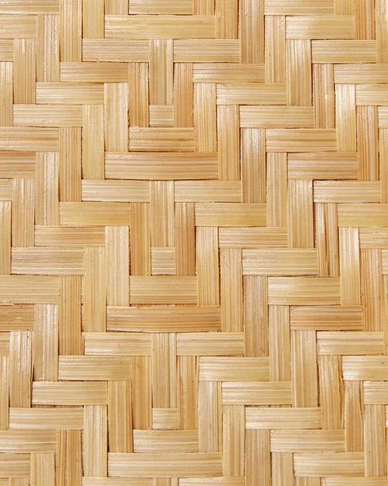 Folding Rattan 3 Panel Room Divider 166 x 180 cm Natural CARPI ...