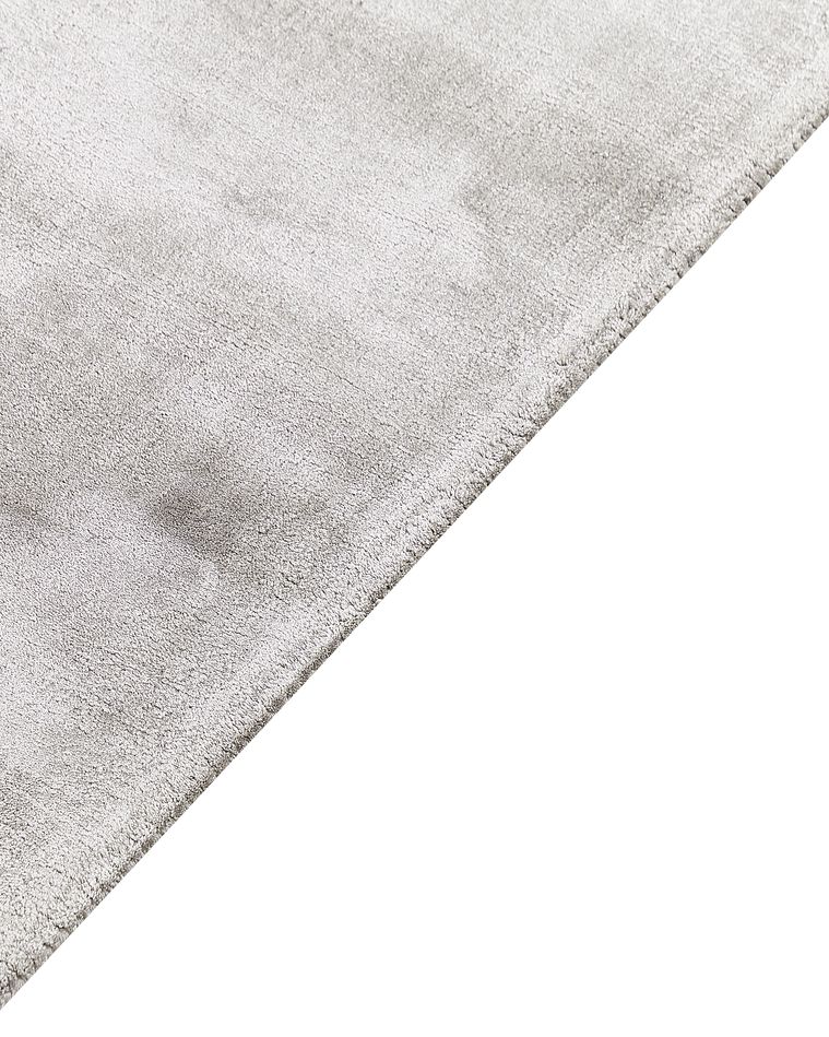 Teppich Viskose hellgrau 80 x 300 cm Kurzflor GESI II | Beliani.de