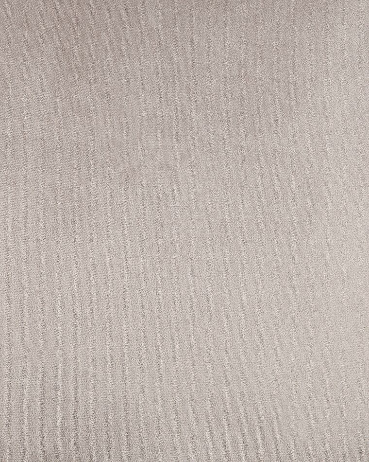 Conjunto de 2 sillas de comedor de terciopelo gris pardo/negro ...