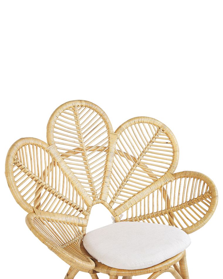 Stol i rotting naturlig farge FLORENTINE | Beliani.no