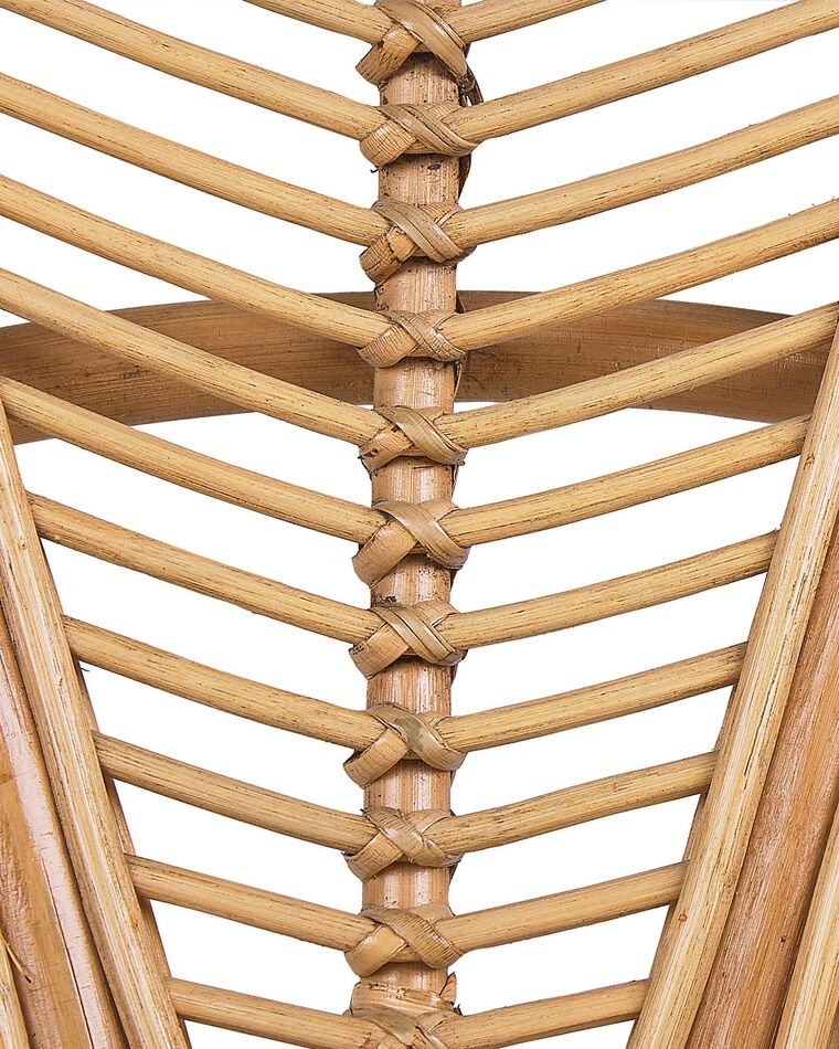 Páva alakú natúr rattanszék kétdarabos szettben FLORENTINE II | Beliani.hu