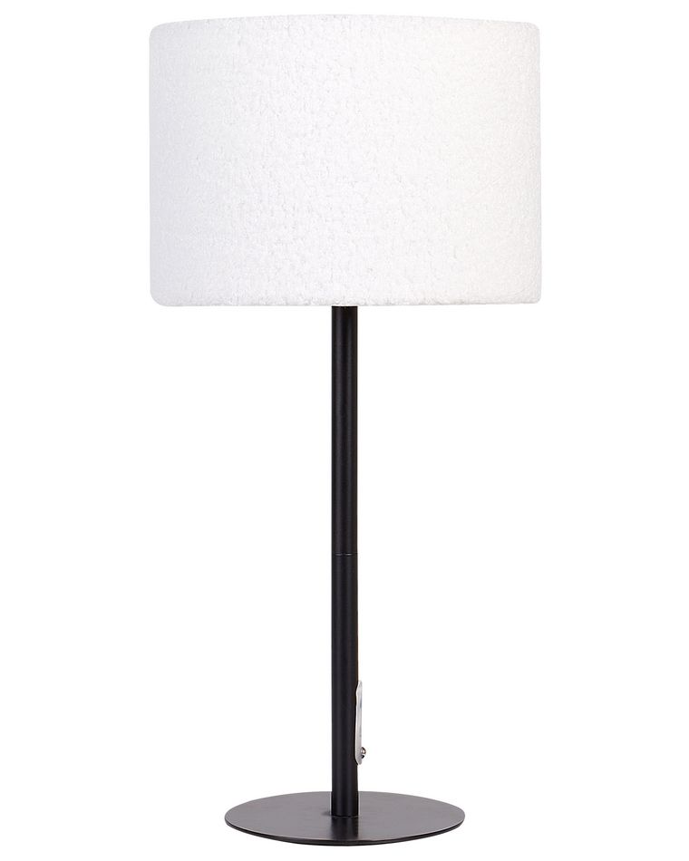 Boucle Table Lamp White VINAZCO | Beliani.de