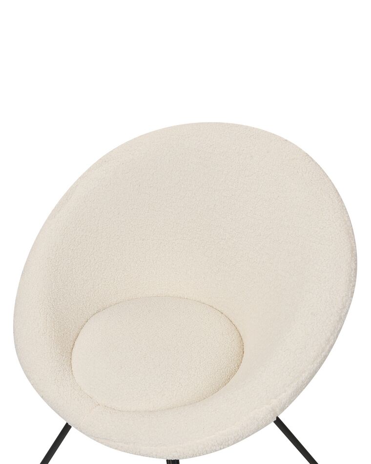 Stol boucle off-white FLOBY II | Beliani.se