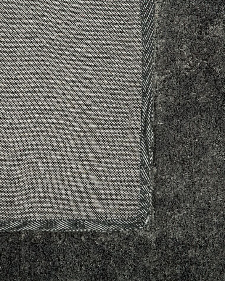 Shaggy Area Rug 140 x 200 cm Dark Grey EVREN | Beliani.co.uk