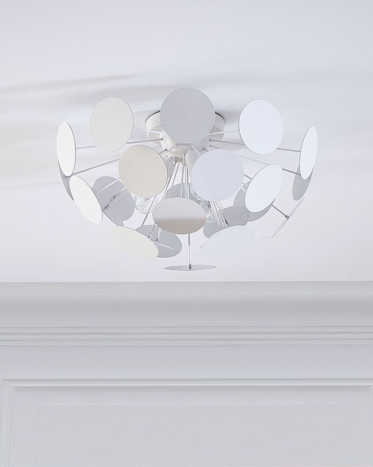 Ceiling Lamp White MARITSA | Beliani.co.uk