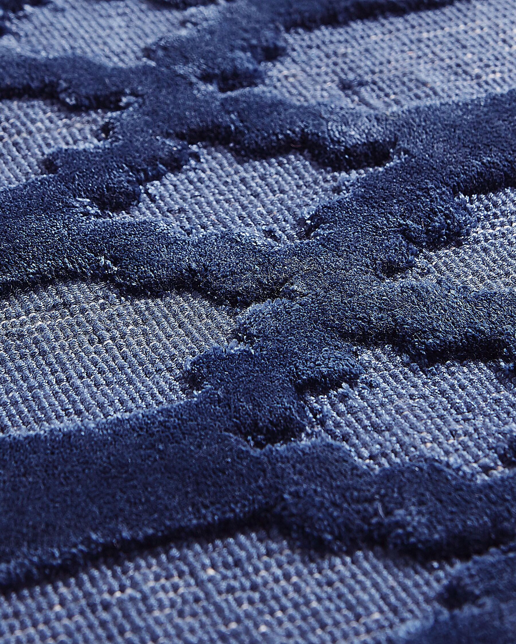 Viscose Rug 160 x 230 cm Navy Blue CIZRE | Beliani.co.uk