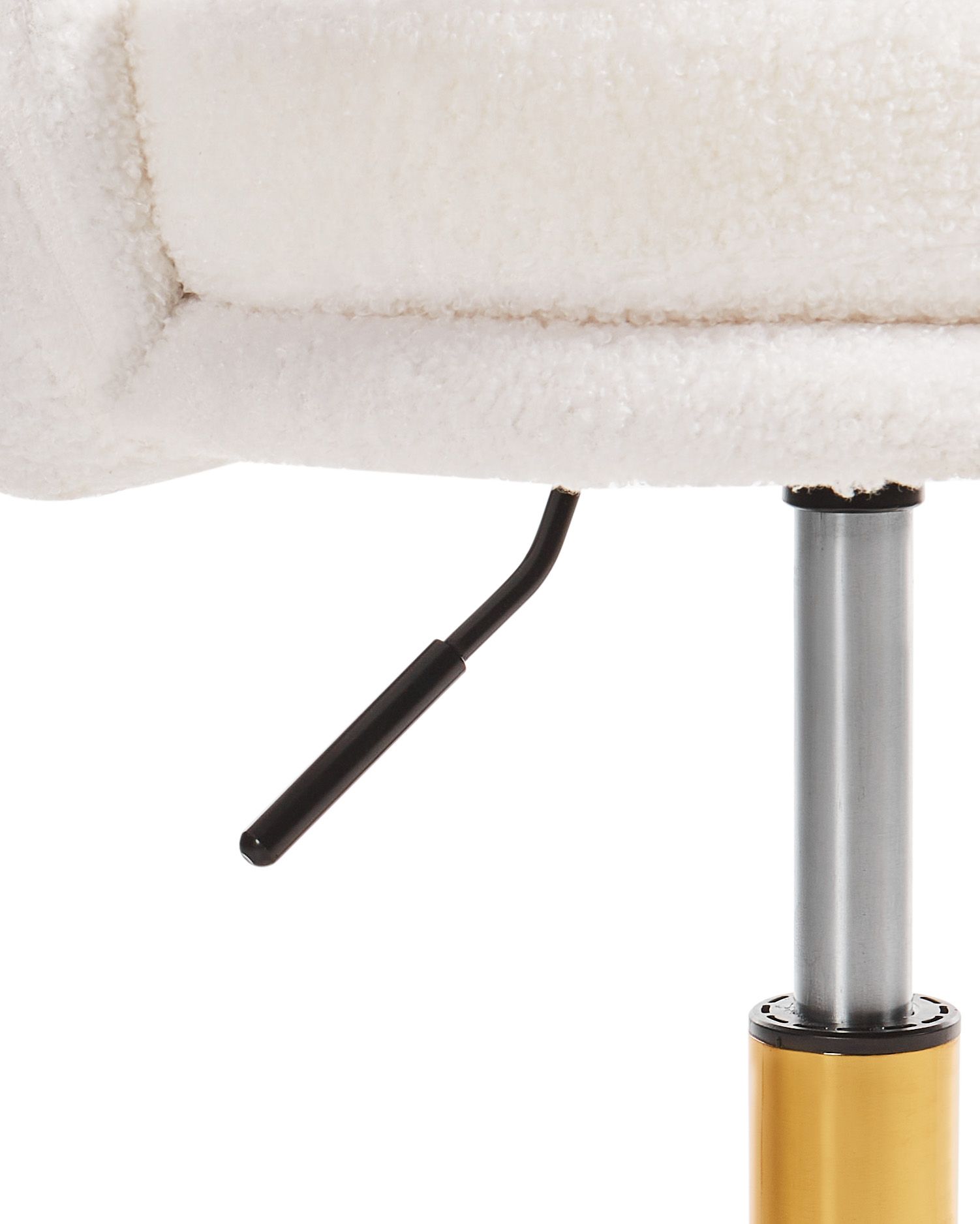 Desk Chair Boucle White MONTICELLO | Beliani.co.uk