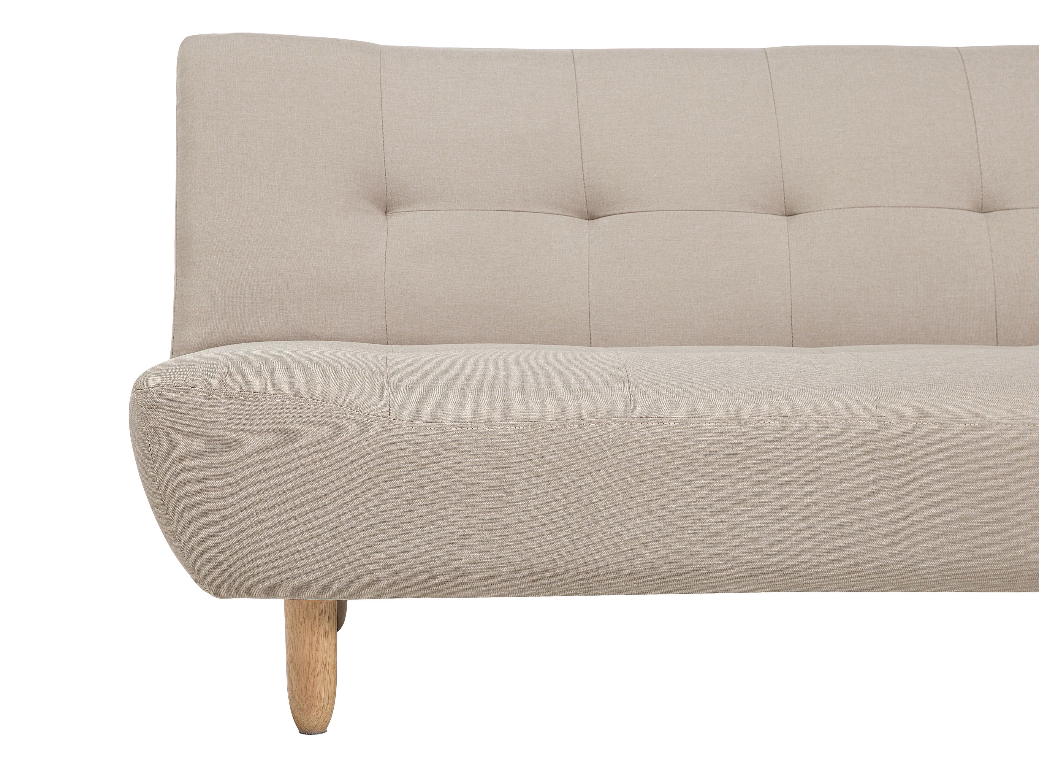 Fabric Sofa Bed Beige ALSTEN | Beliani.co.uk