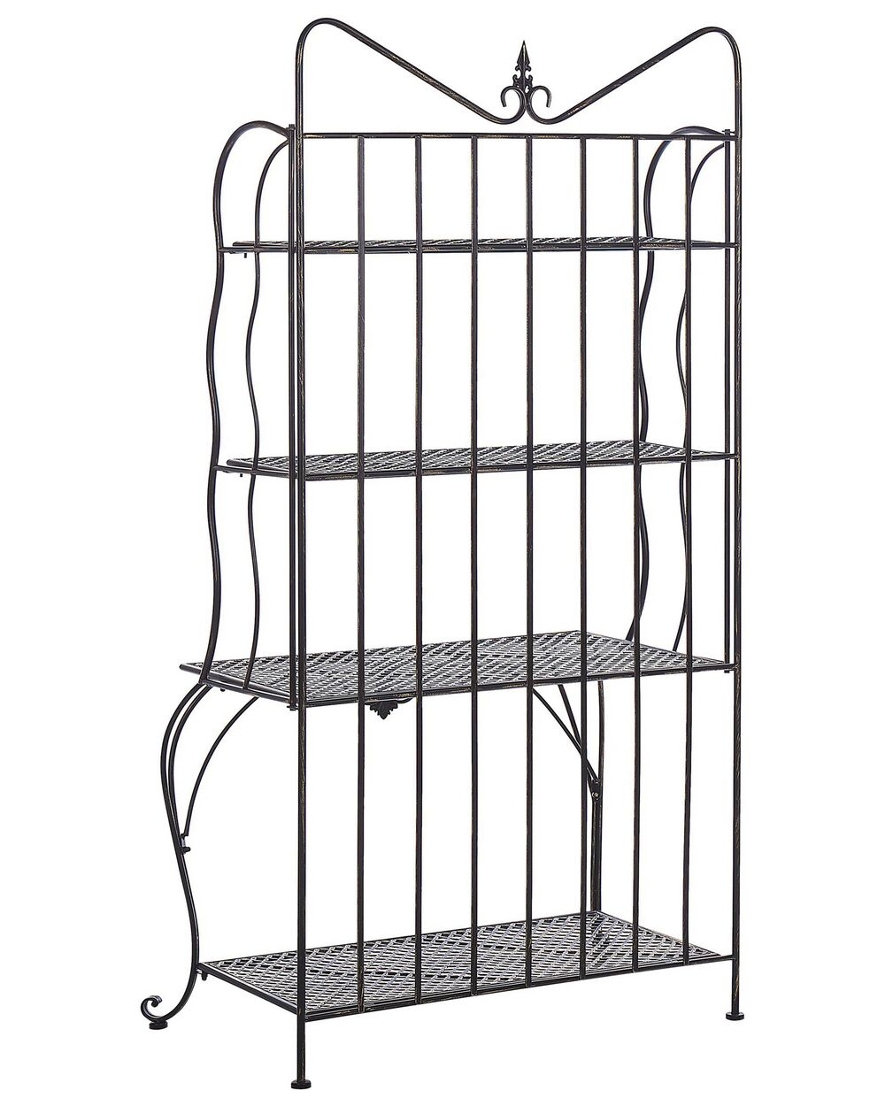 Växthylla 4 hyllor metall svart PAVONA | Beliani.se