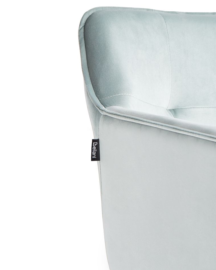 Set of 2 Velvet Dining Chairs Mint Green JASMIN | Beliani.co.uk