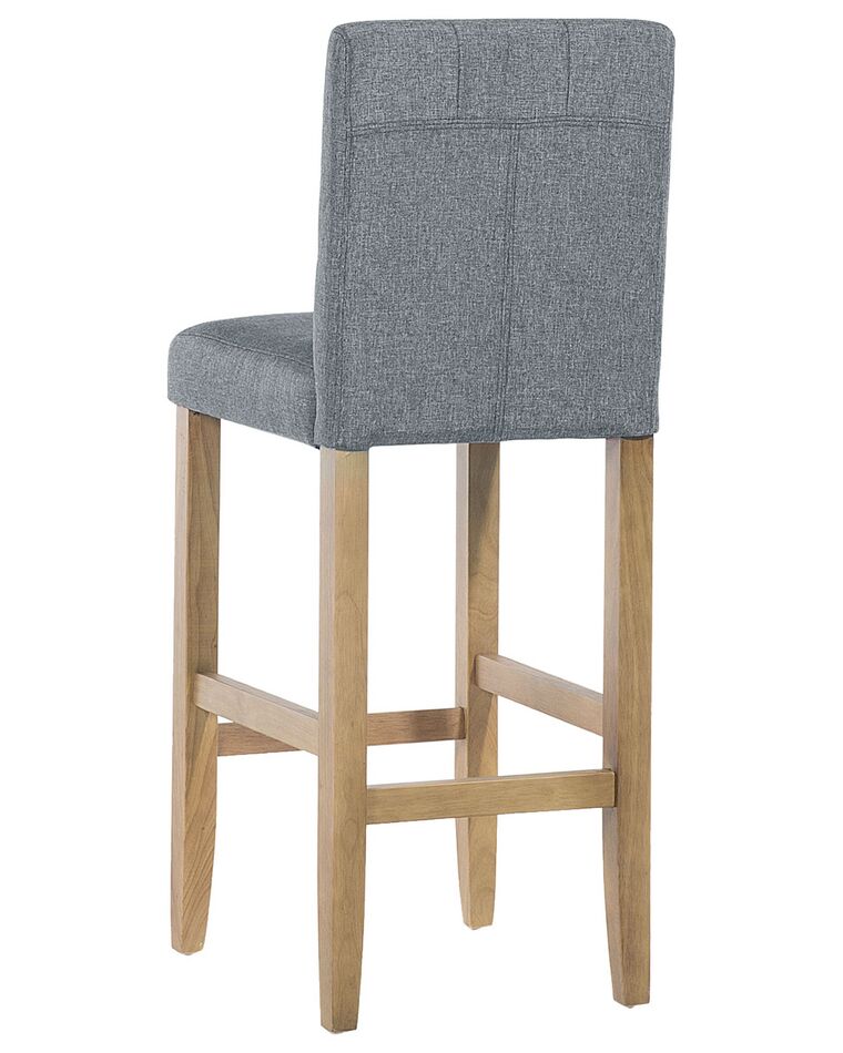 Fabric Bar Chair Grey MADISON | Beliani.co.uk