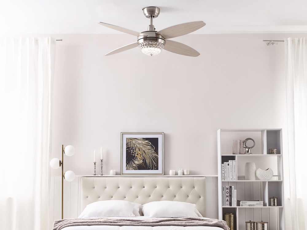 Cream Colored Ceiling Fan With Light | Shelly Lighting
