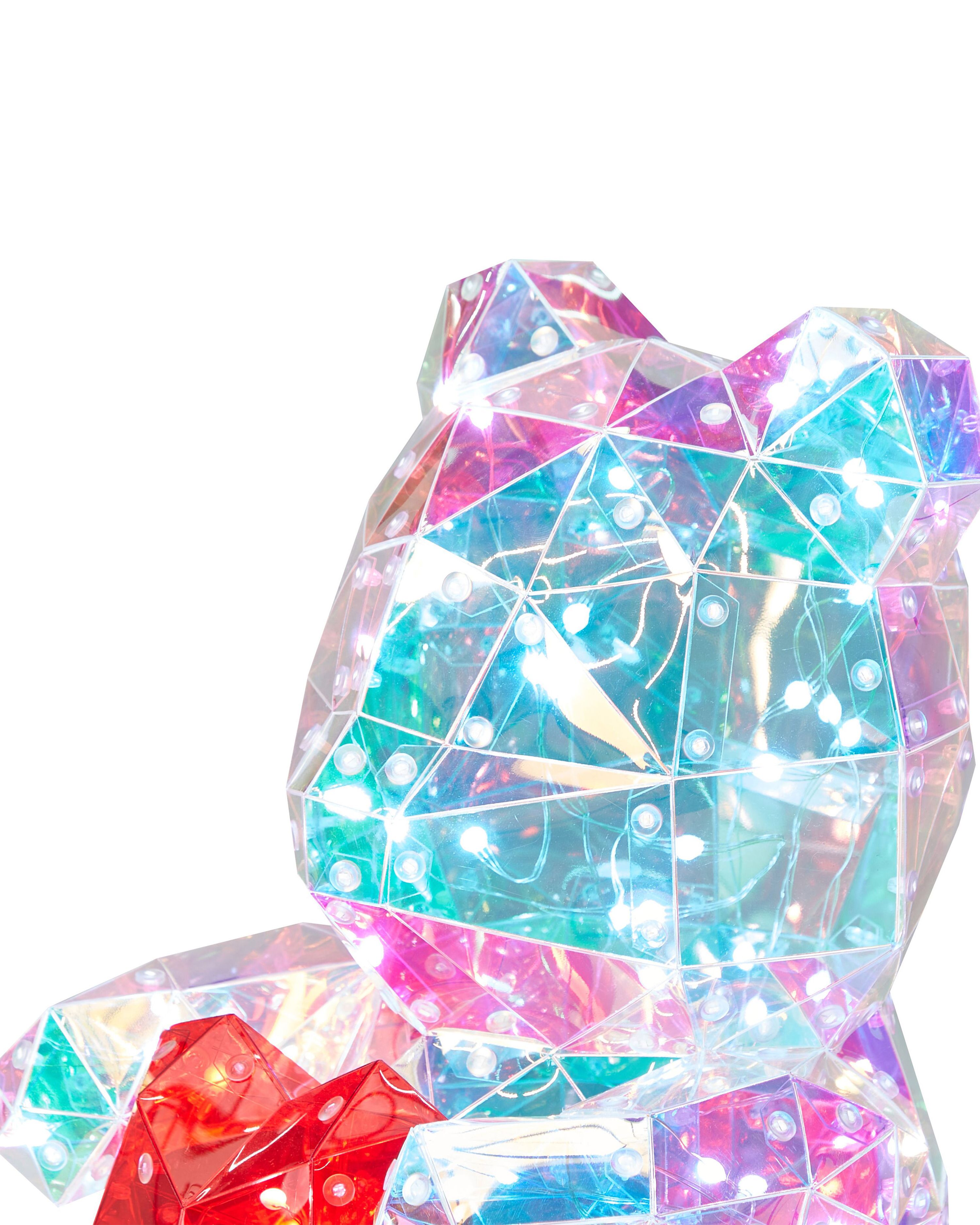 Smart LED Decoration with App Teddy Bear Multicolour RIGEL | Beliani.co.uk