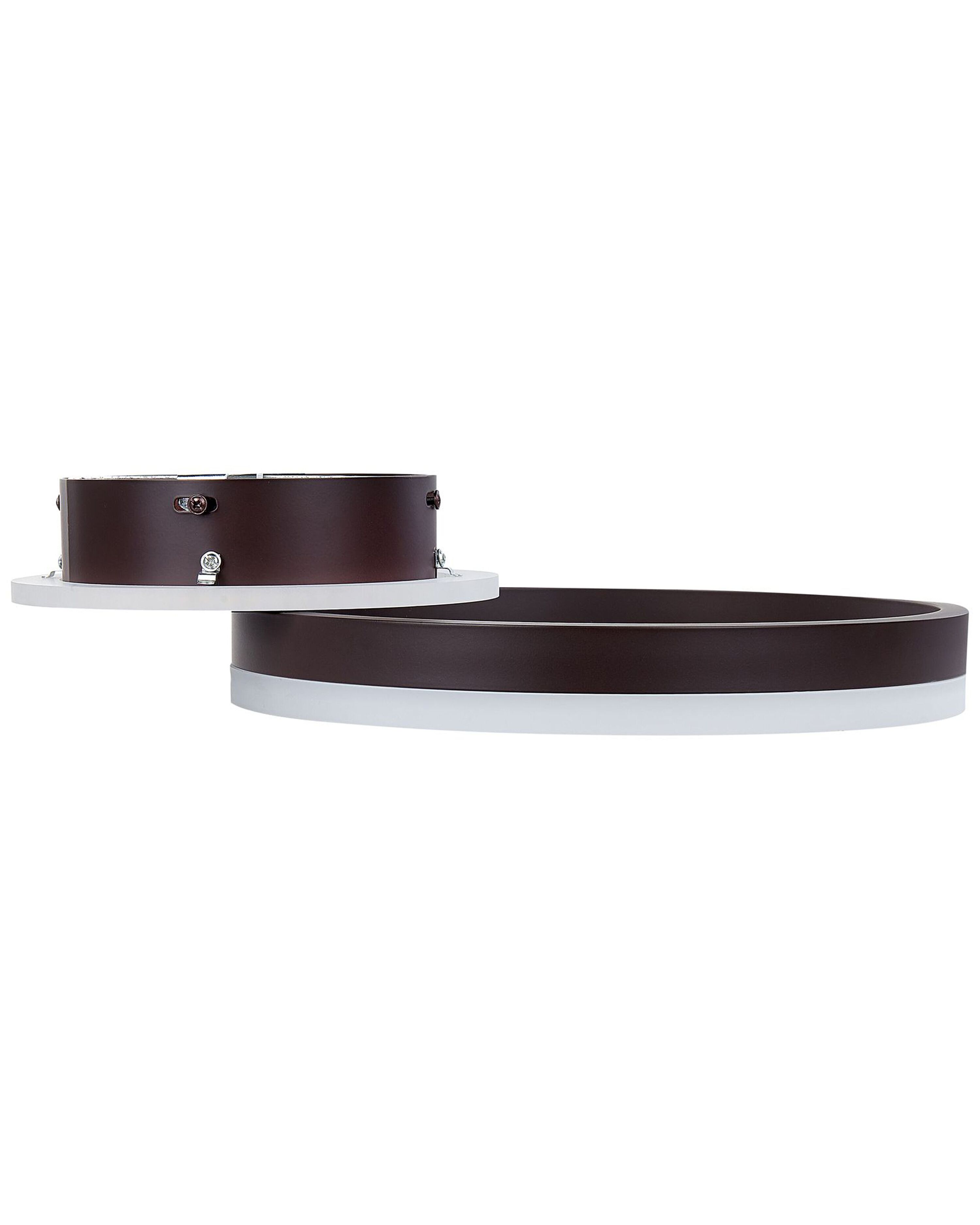 Deckenleuchte LED braun 3-flammig GLYDE | Beliani.at