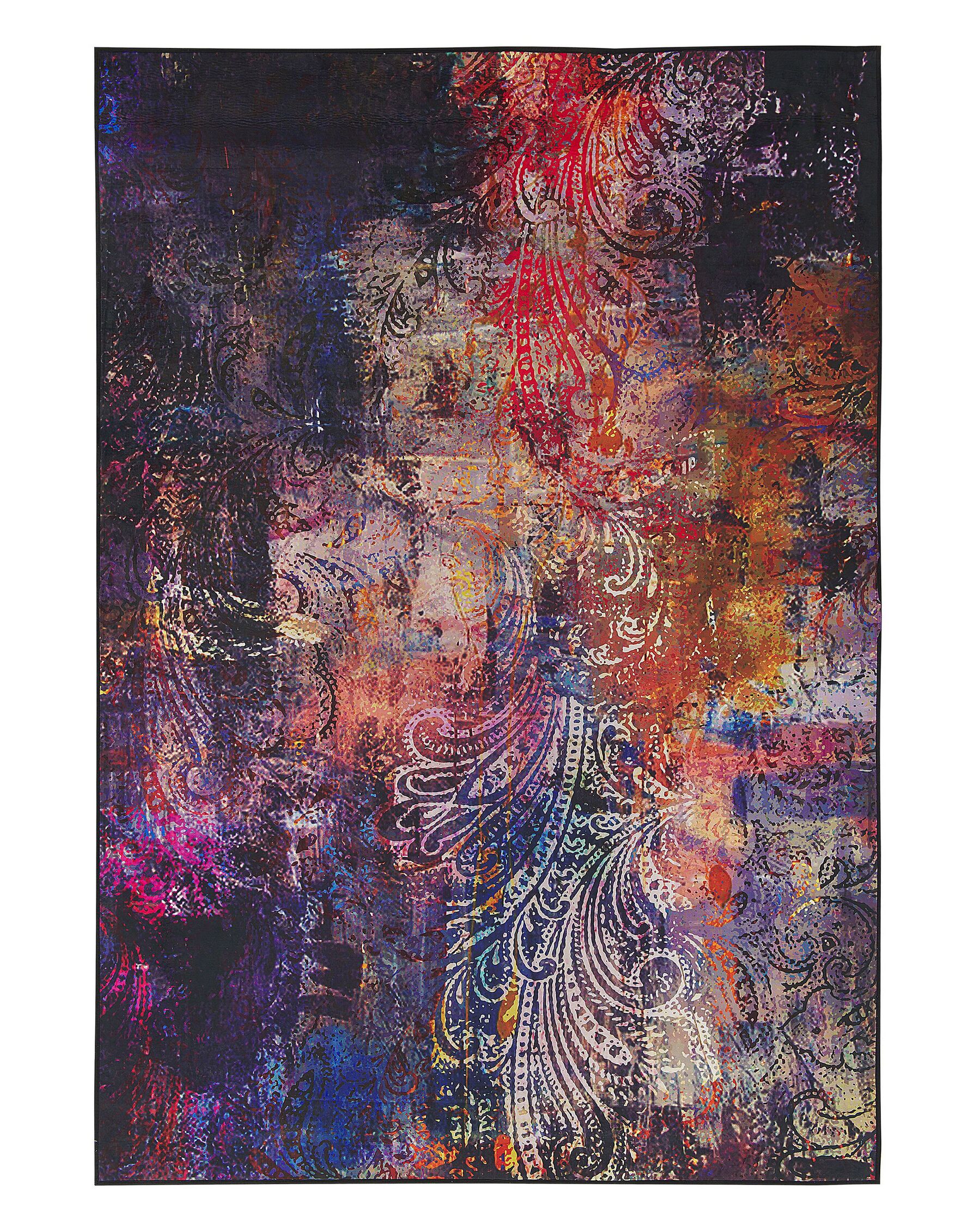 Teppich bunt 140 x 200 cm Kurzflor MARDIN | Beliani.de