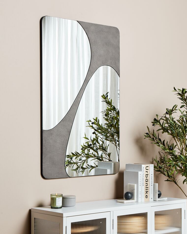 Wall Mirror 70 x 110 cm Grey ORMES | Beliani.fi