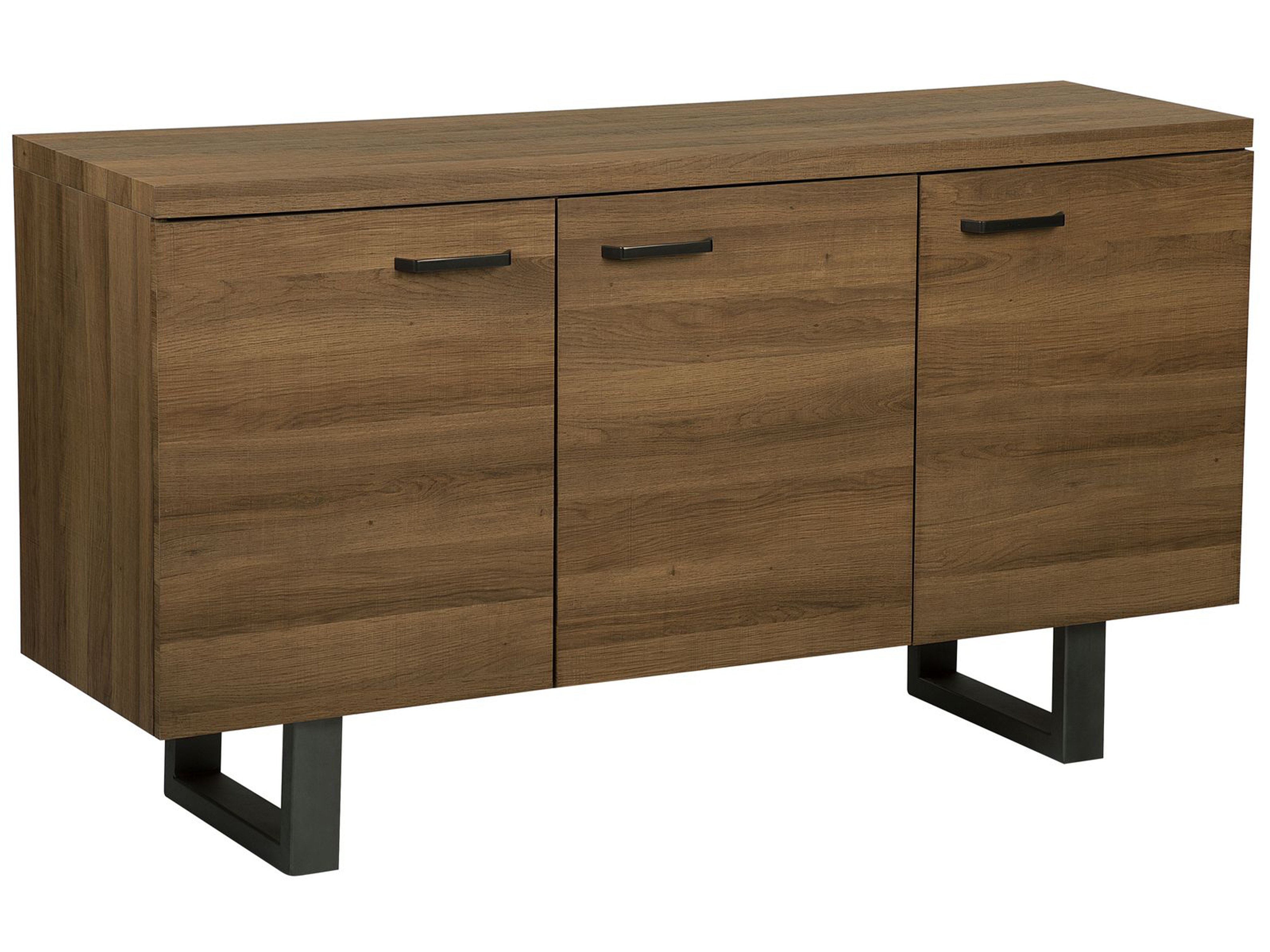 3 Door Sideboard Dark Wood TIMBER | Beliani.co.uk