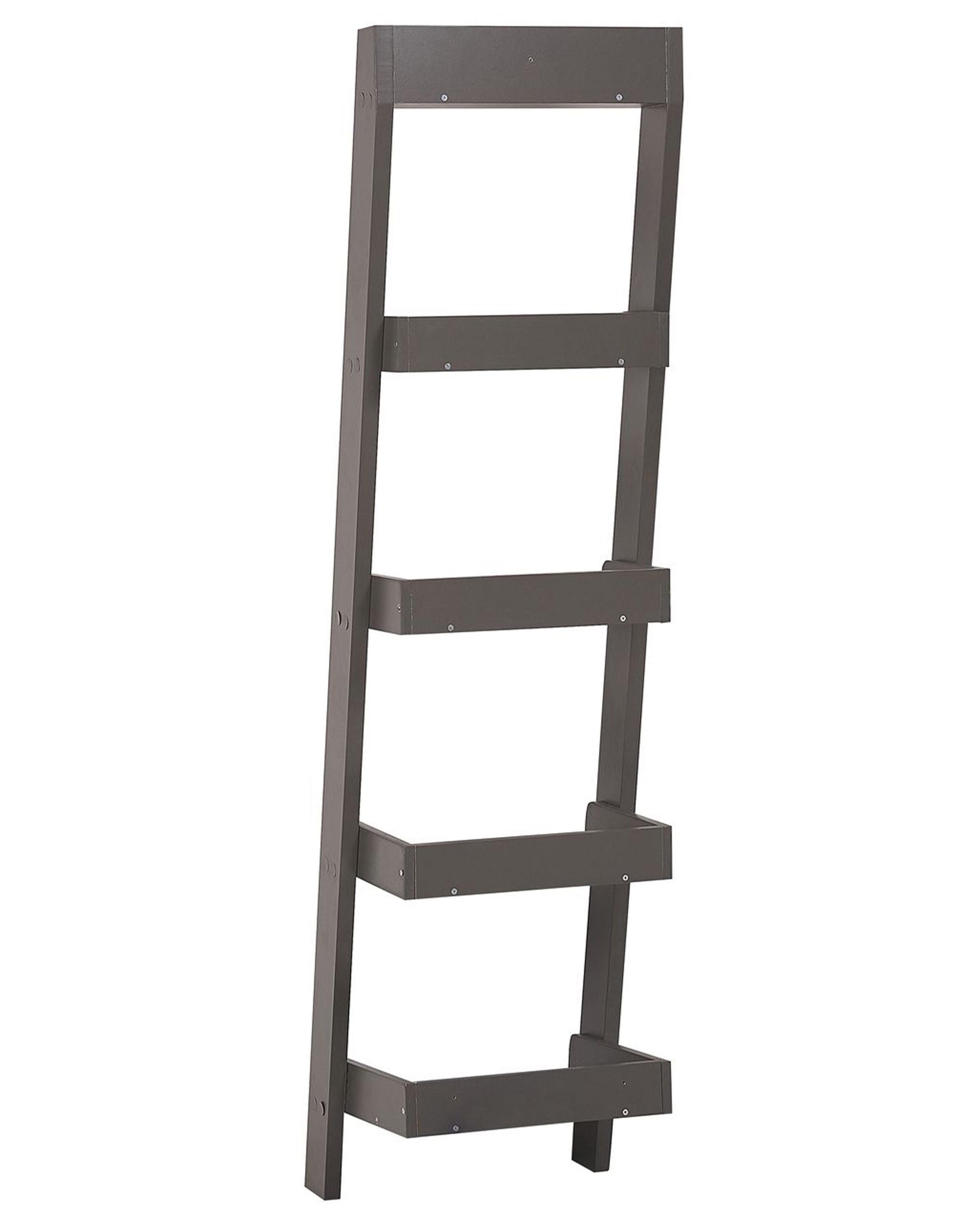 Ladder Shelf Grey MOBILE DUO | Beliani.co.uk