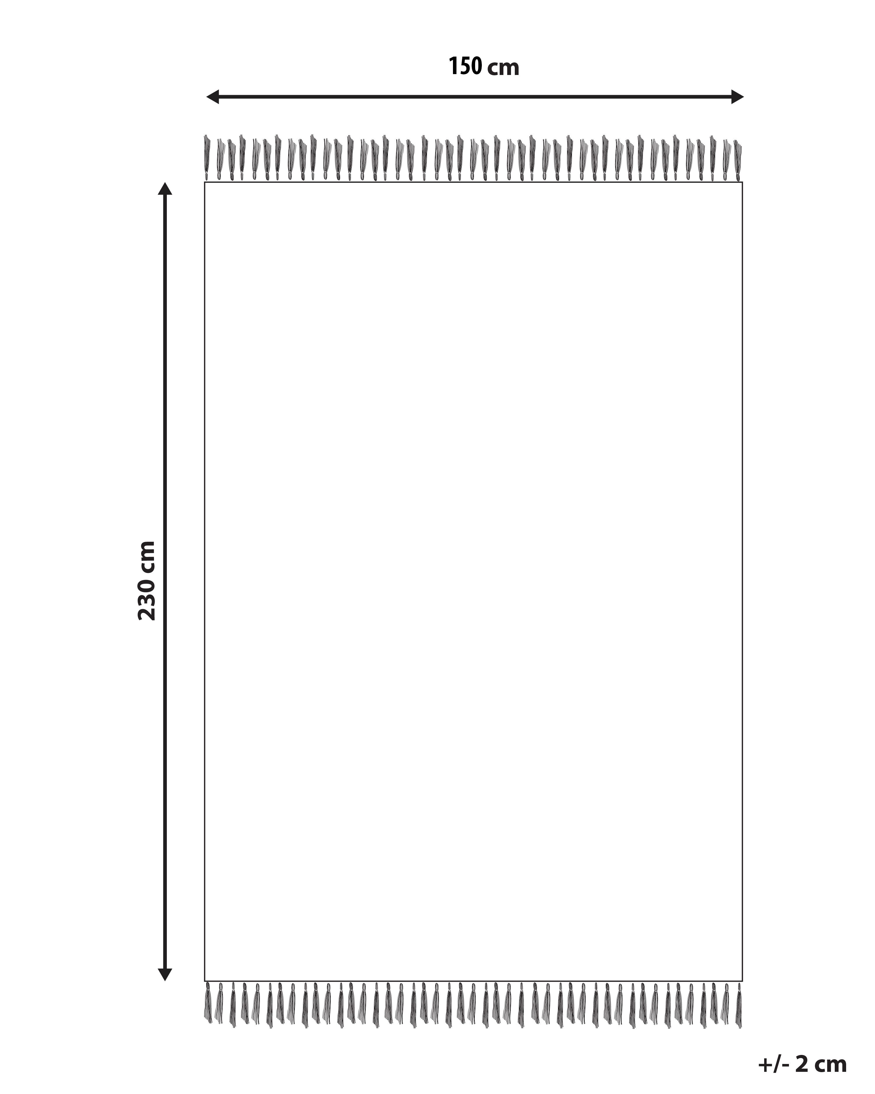 Area Rug 150 x 230 cm Multicolour KONAKLI | Beliani.co.uk