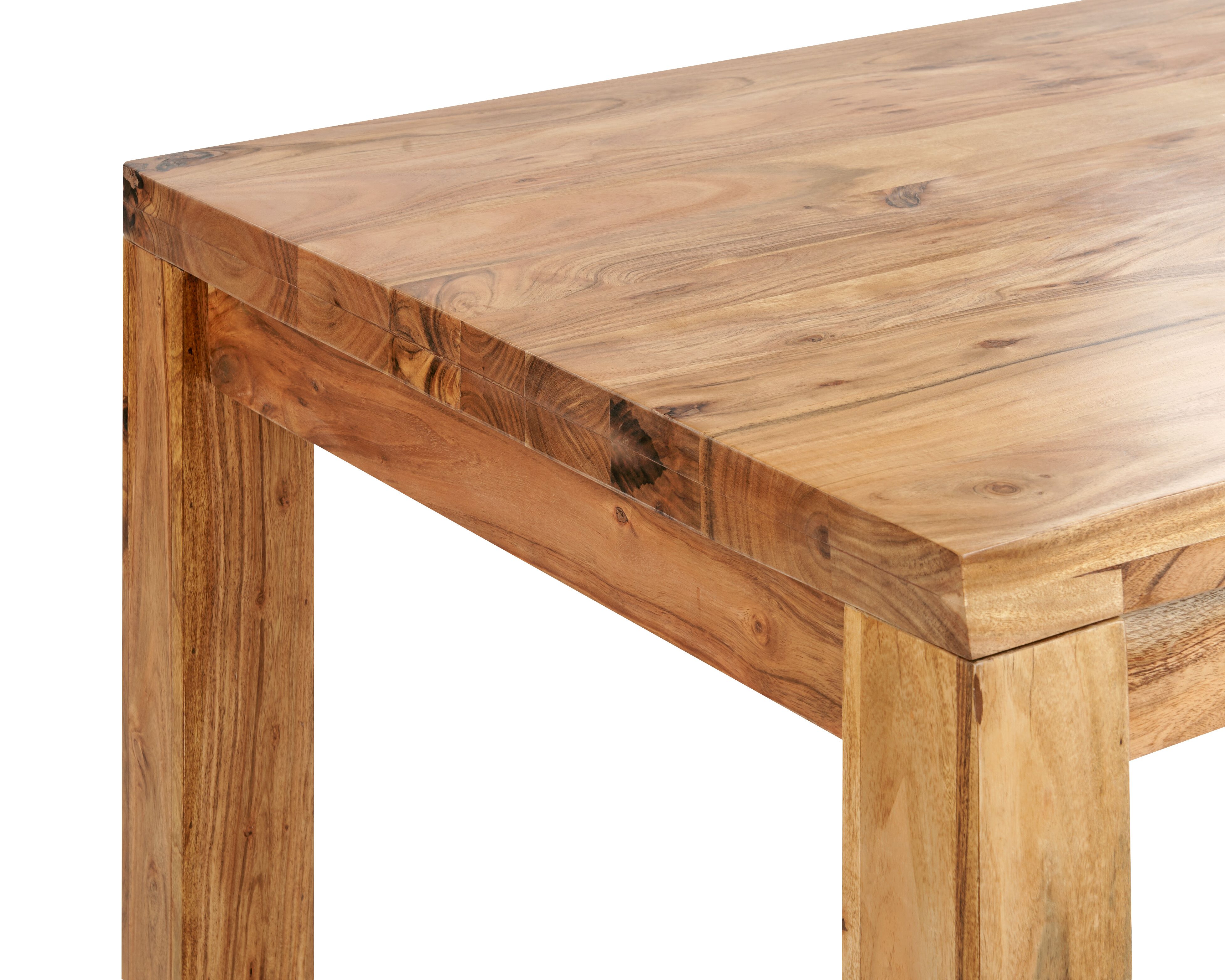 Esstisch Akazienholz heller Holzfarbton 180 x 90 cm TESA | Beliani.de
