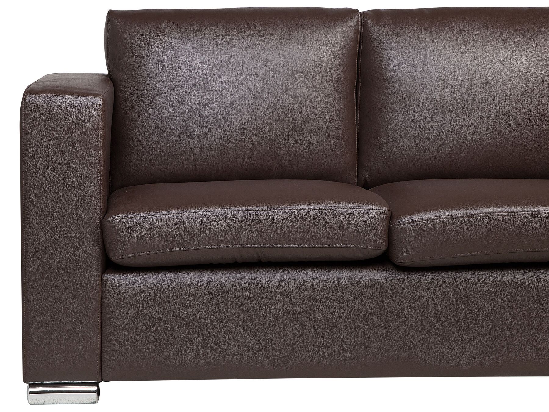 2-Sitzer Sofa Leder braun HELSINKI | Beliani.de