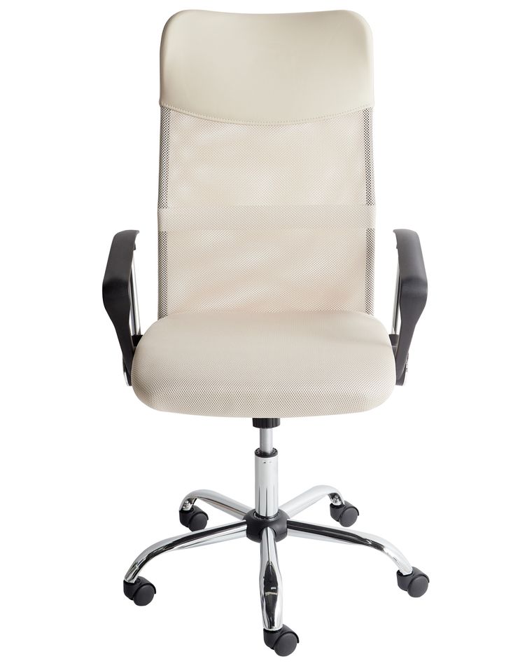 Swivel Office Chair Beige DESIGN | Beliani.dk