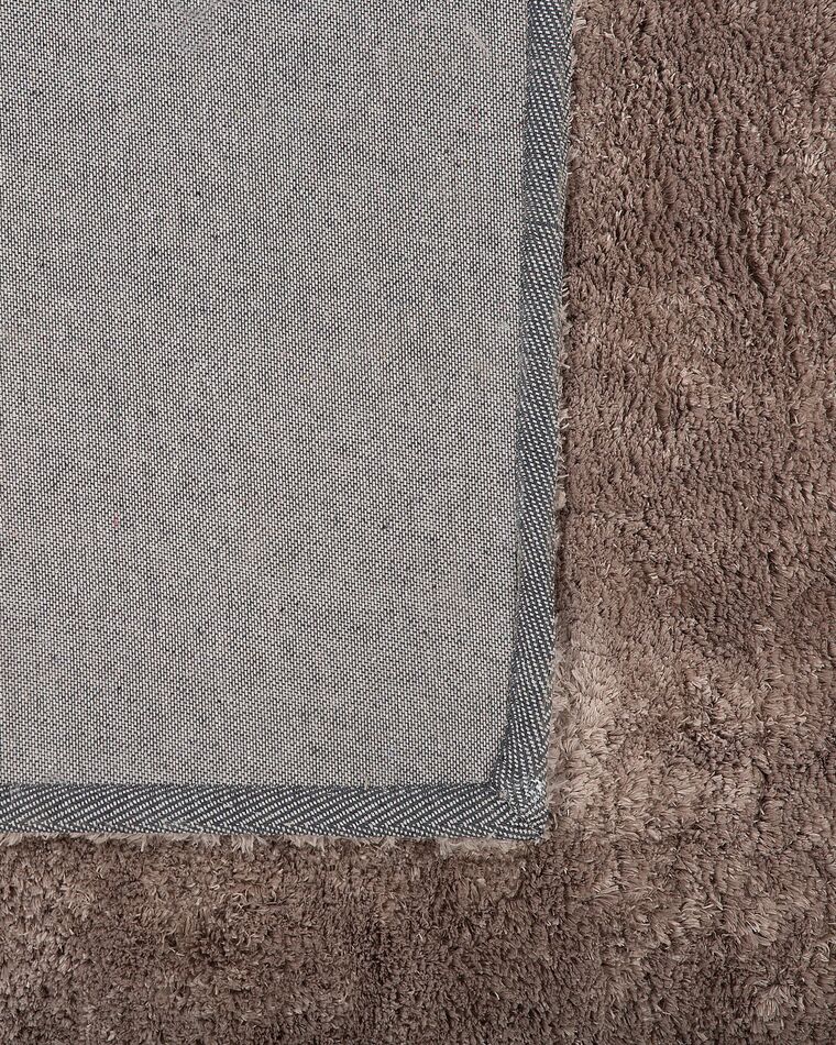 Shaggy Area Rug 80 x 150 cm Light Brown EVREN | Beliani.co.uk