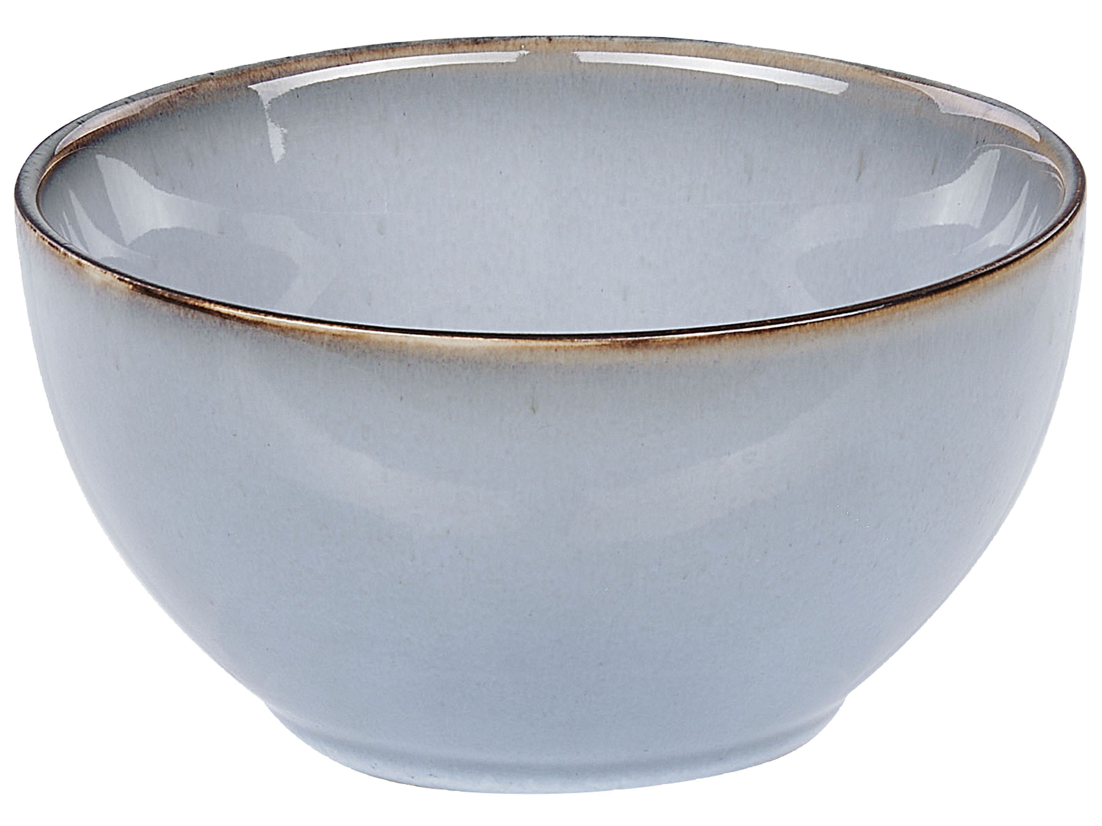 Set of 16 Stoneware Dinnerware Light Blue JUNIPER | Beliani.co.uk