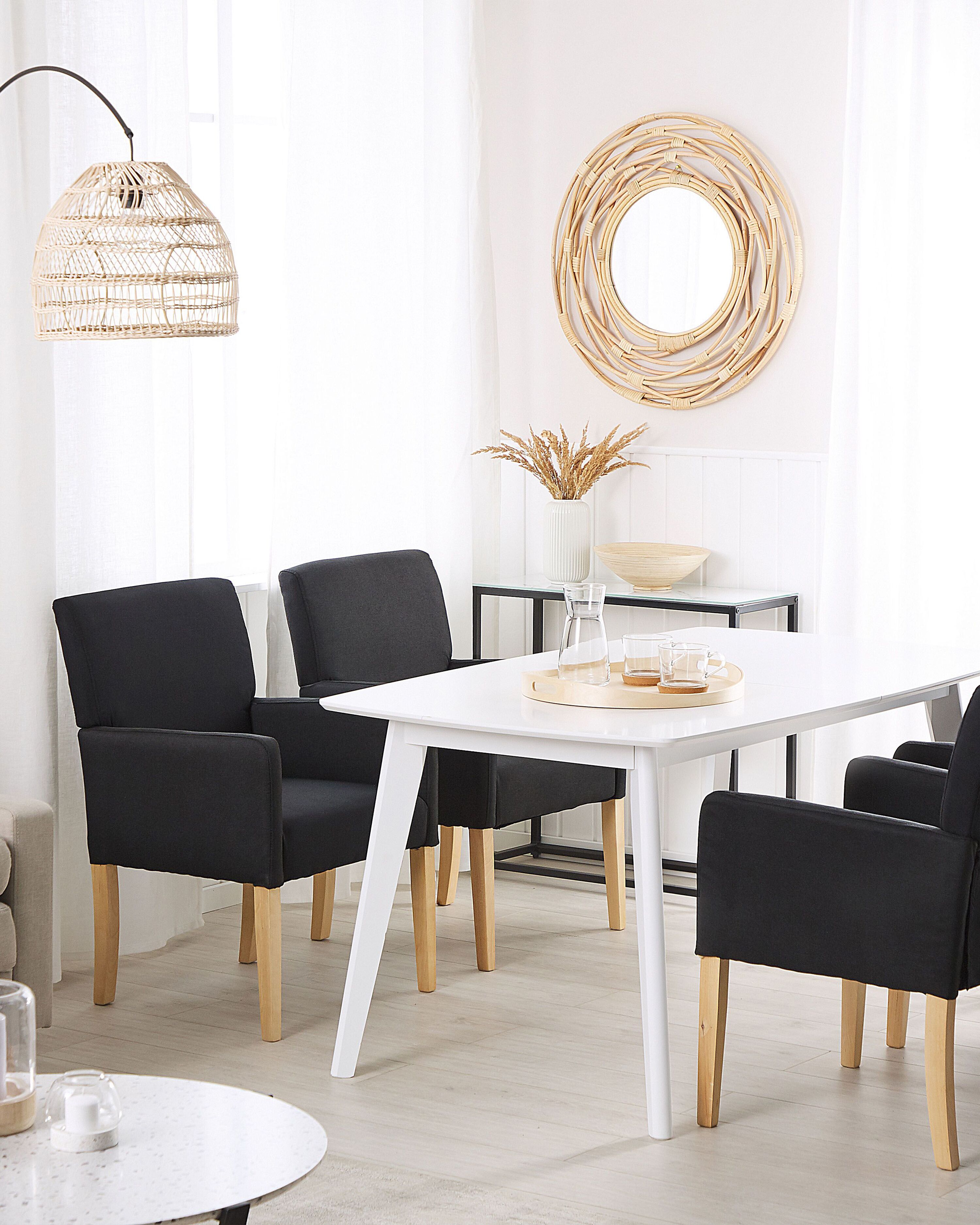 Stol Sort ROCKEFELLER | Beliani.dk