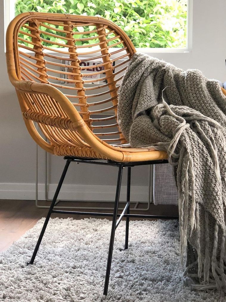 Rattan Accent Chair Natural CANORA | Beliani.no
