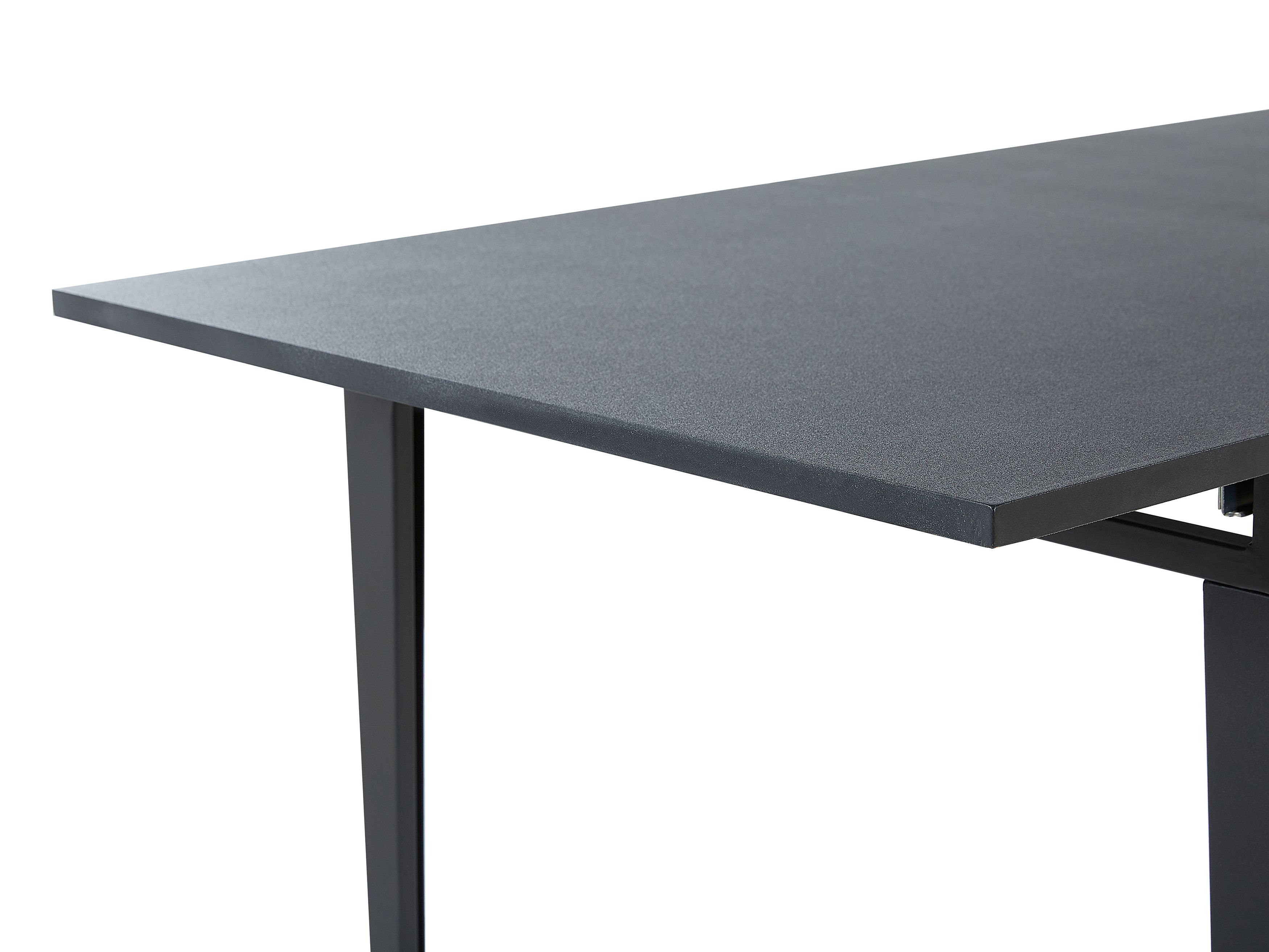 Esstisch schwarz 120/160 x 80 cm ausziehbar NORLEY | Beliani.de