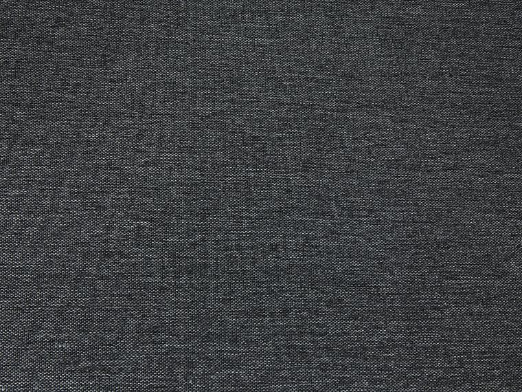 Salle à manger de jardin 4 places en aluminium noir avec coussins gris ...