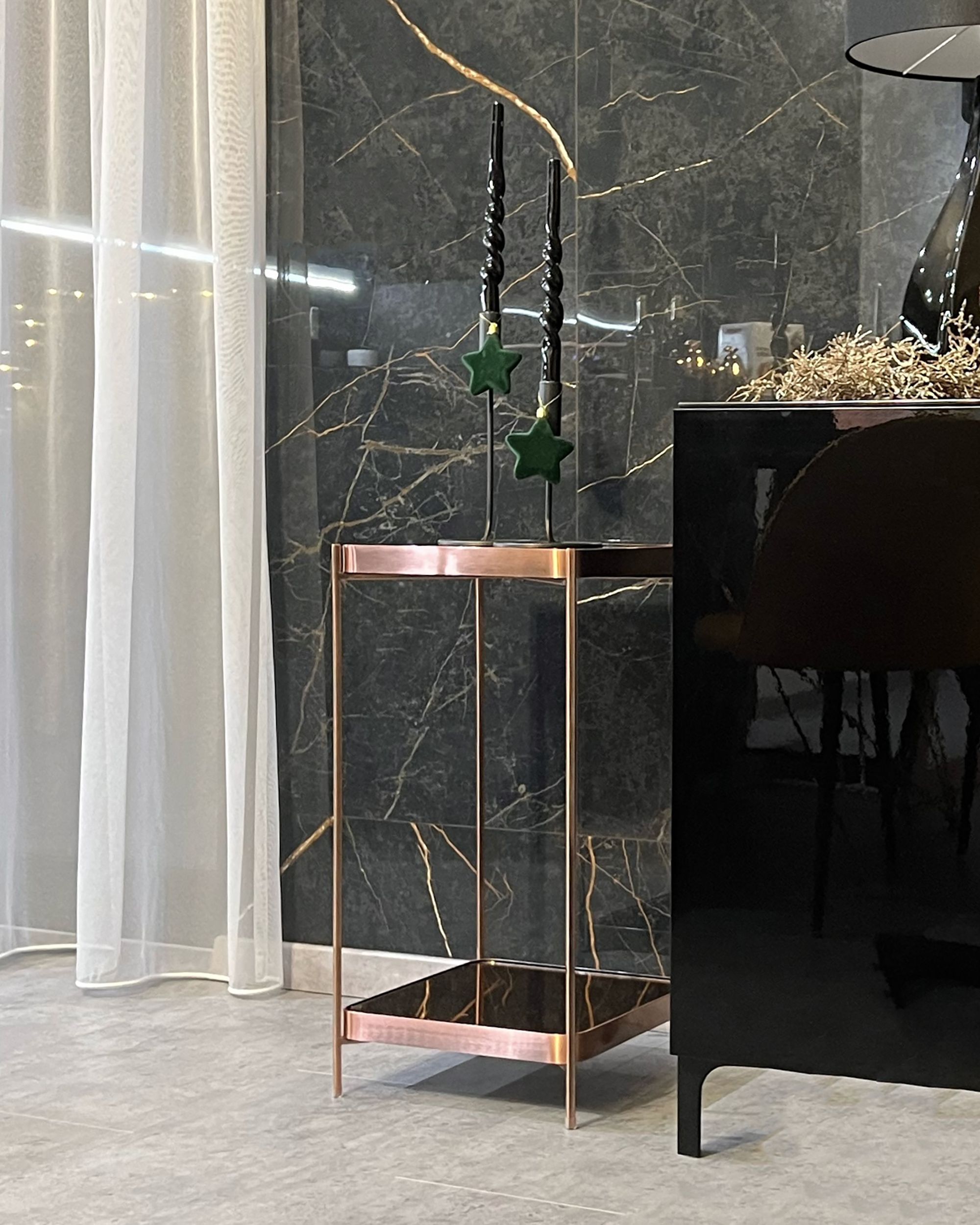 Side Table Copper ALSEA Big | Beliani.co.uk