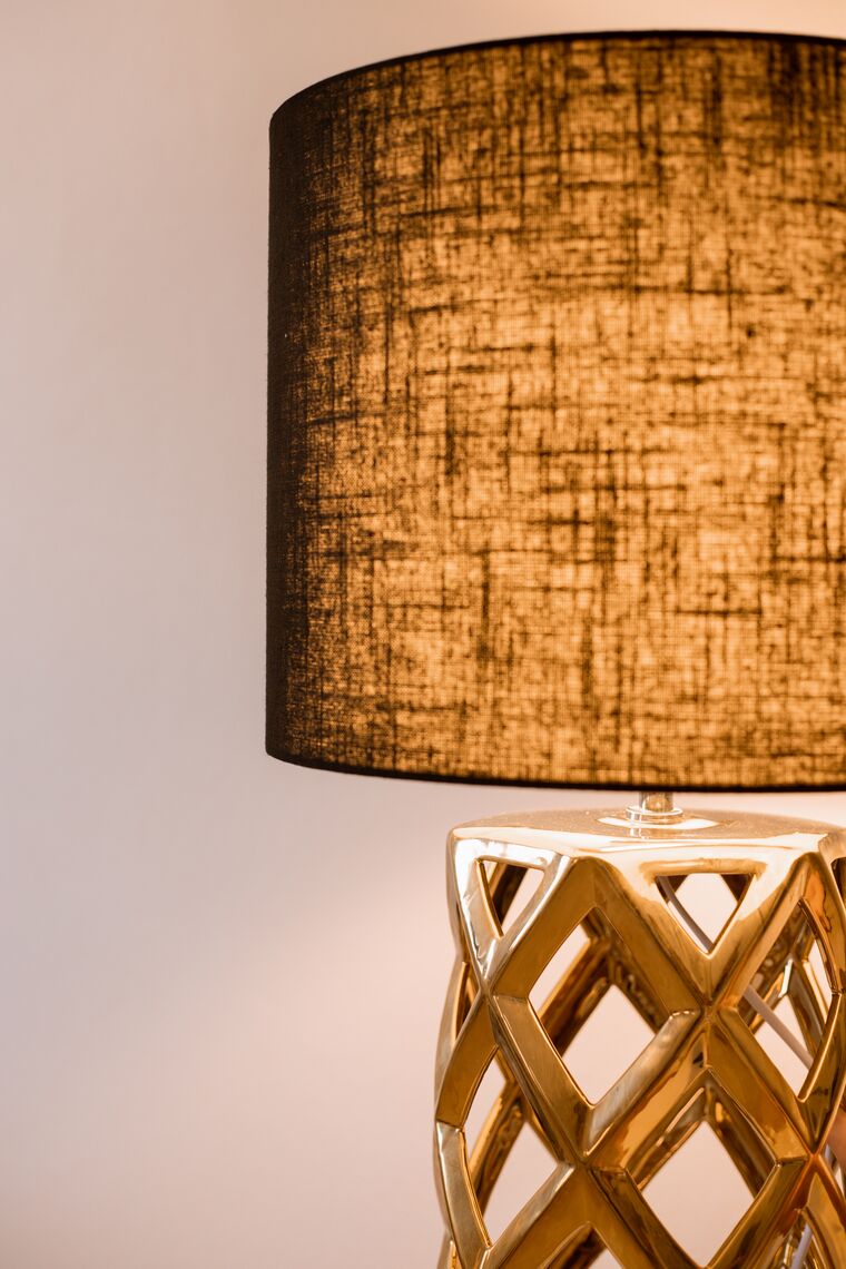 Tafellamp keramiek goud SELJA | Gratis Levering