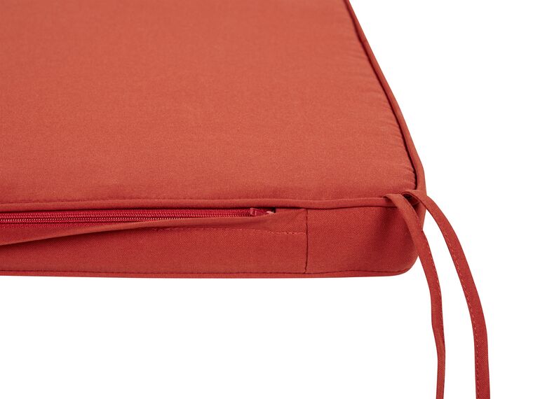 Bench Seat Pad Cushion 45 x 148 cm Red SOVANA | Beliani.co.uk
